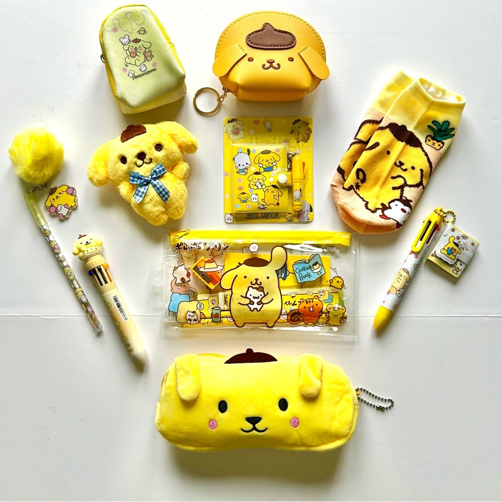 Pompompurin Adorable 10-Piece Bundle - Gem